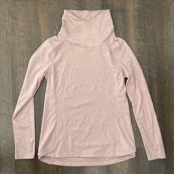 Apana | Tops | Heather Pink Athleisure Top Womens S | Poshmark